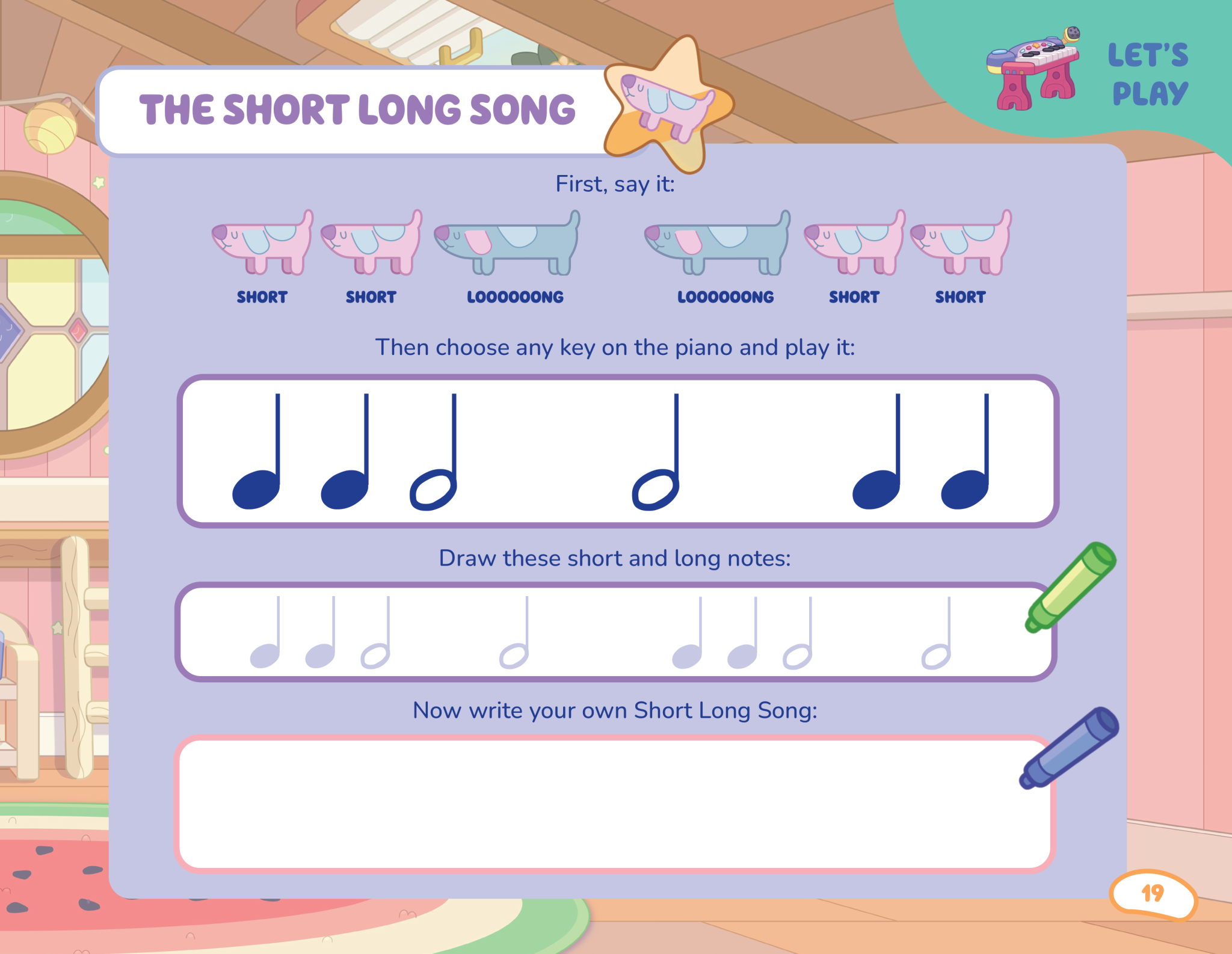 Look Inside: Bluey's First Ever Piano Book! - Bluey Official Website