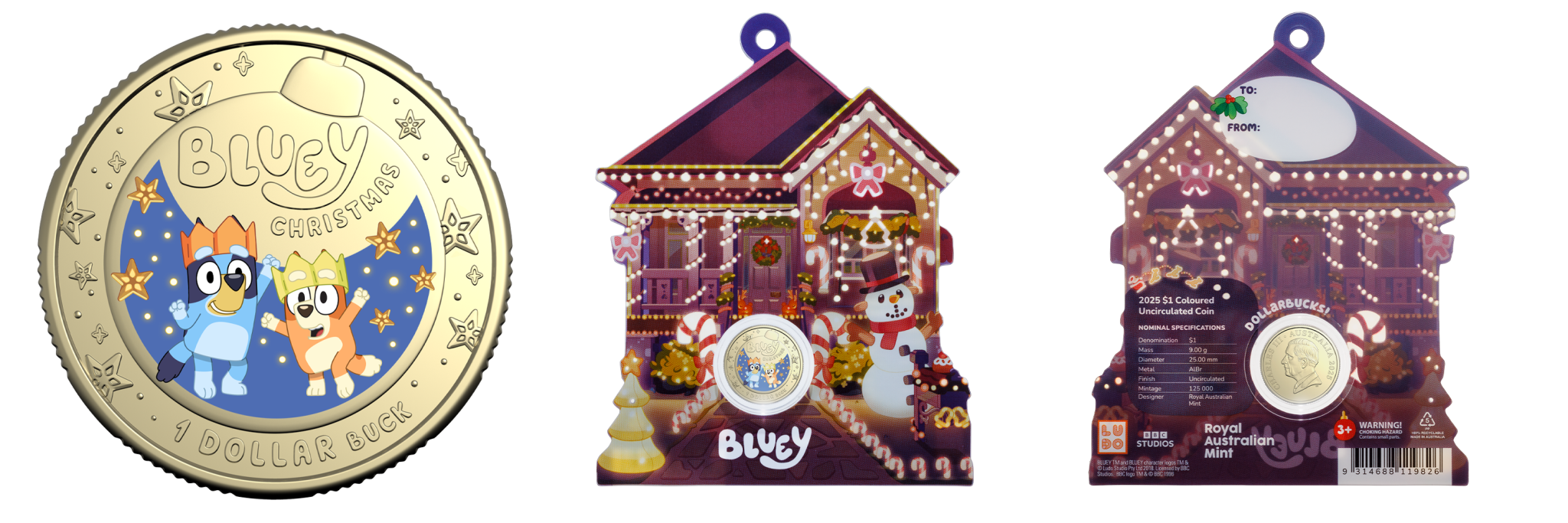 Royal Australian Mint Announce Bluey Christmas Coins! - Bluey Official ...