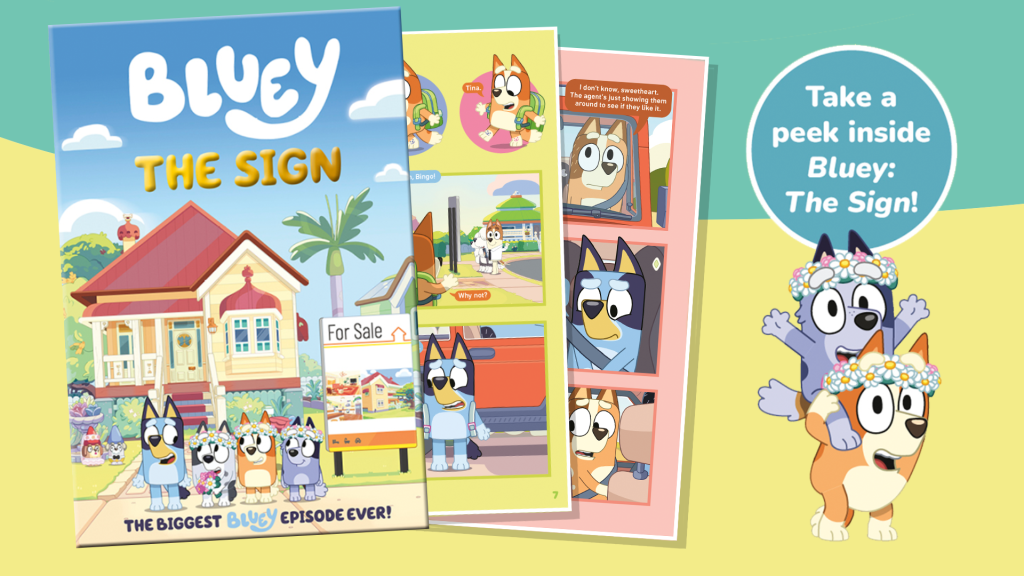Look Inside: The Sign Graphic Novel - Bluey Official Website