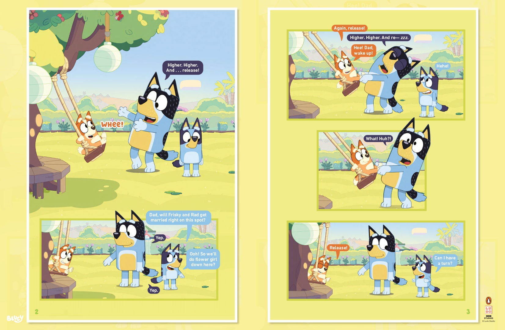 Look Inside: The Sign Graphic Novel - Bluey Official Website