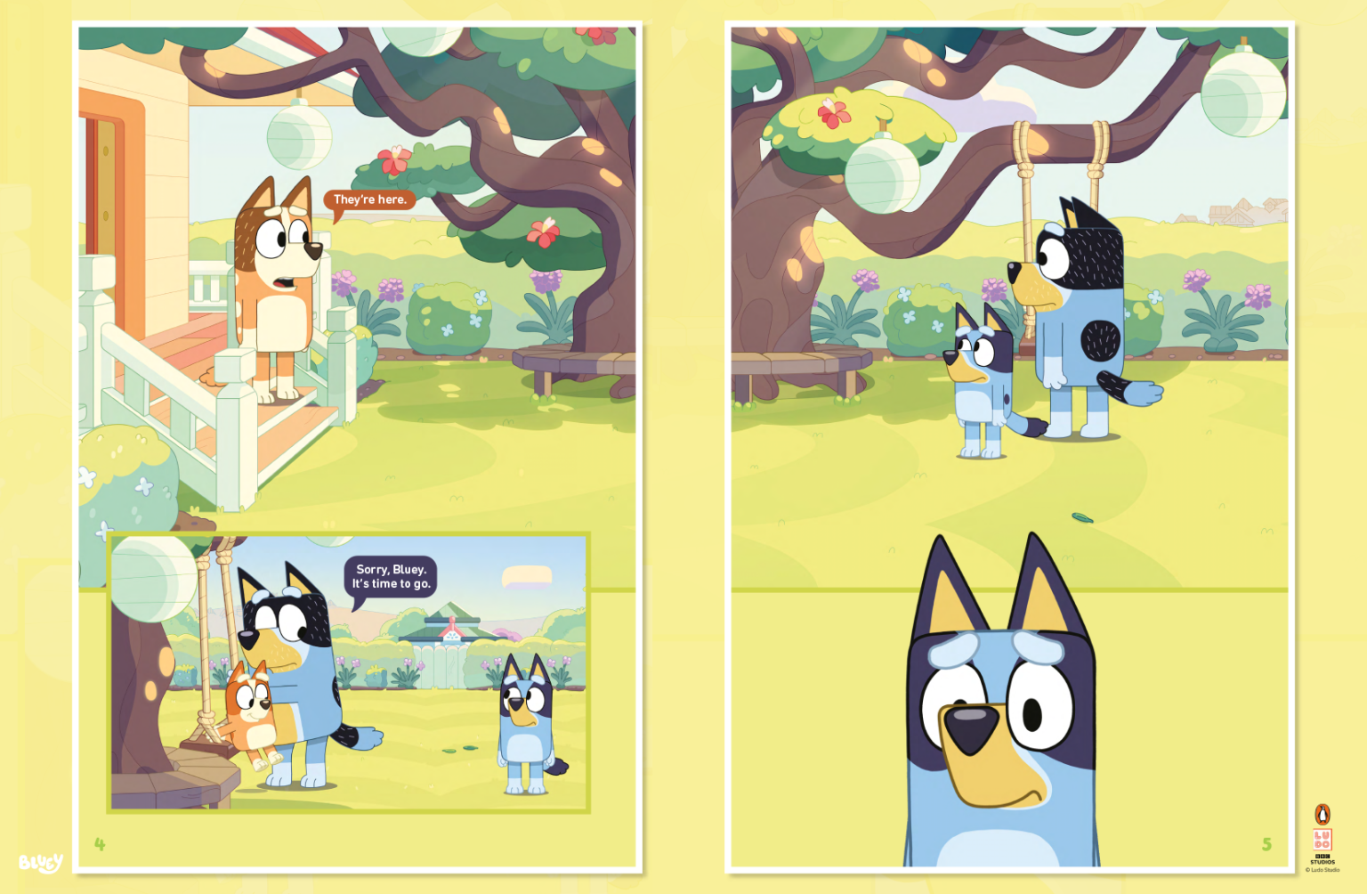 Look Inside: The Sign Graphic Novel - Bluey Official Website