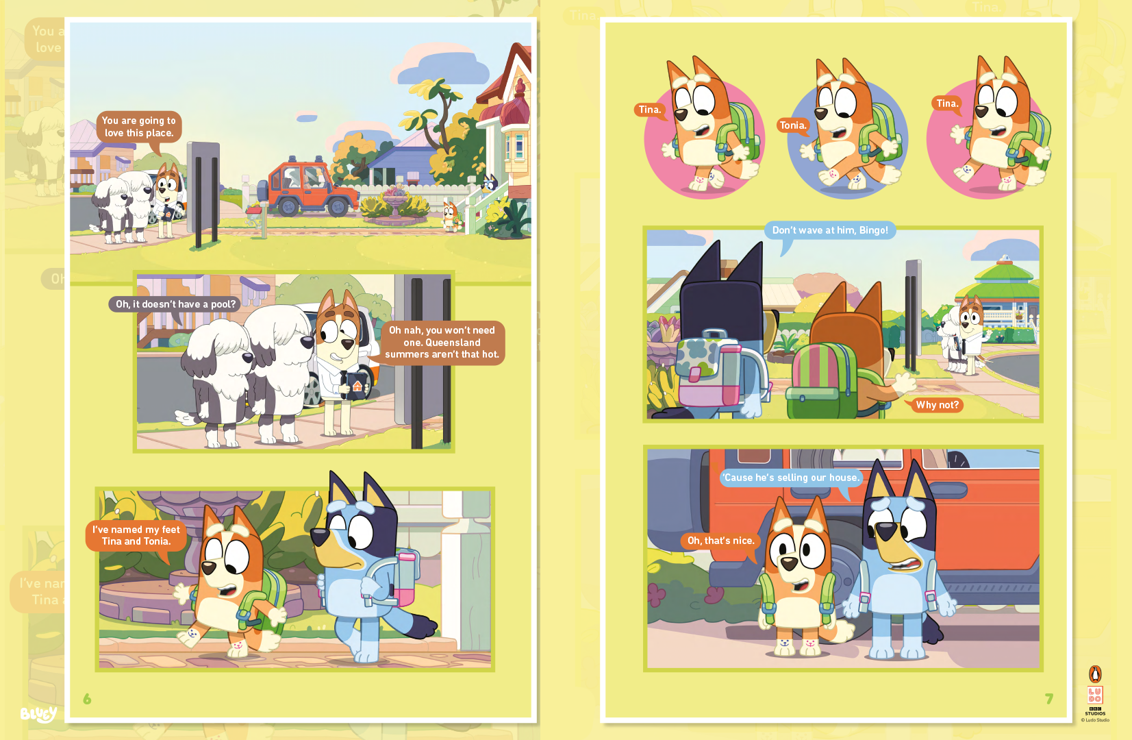 Look Inside: The Sign Graphic Novel - Bluey Official Website