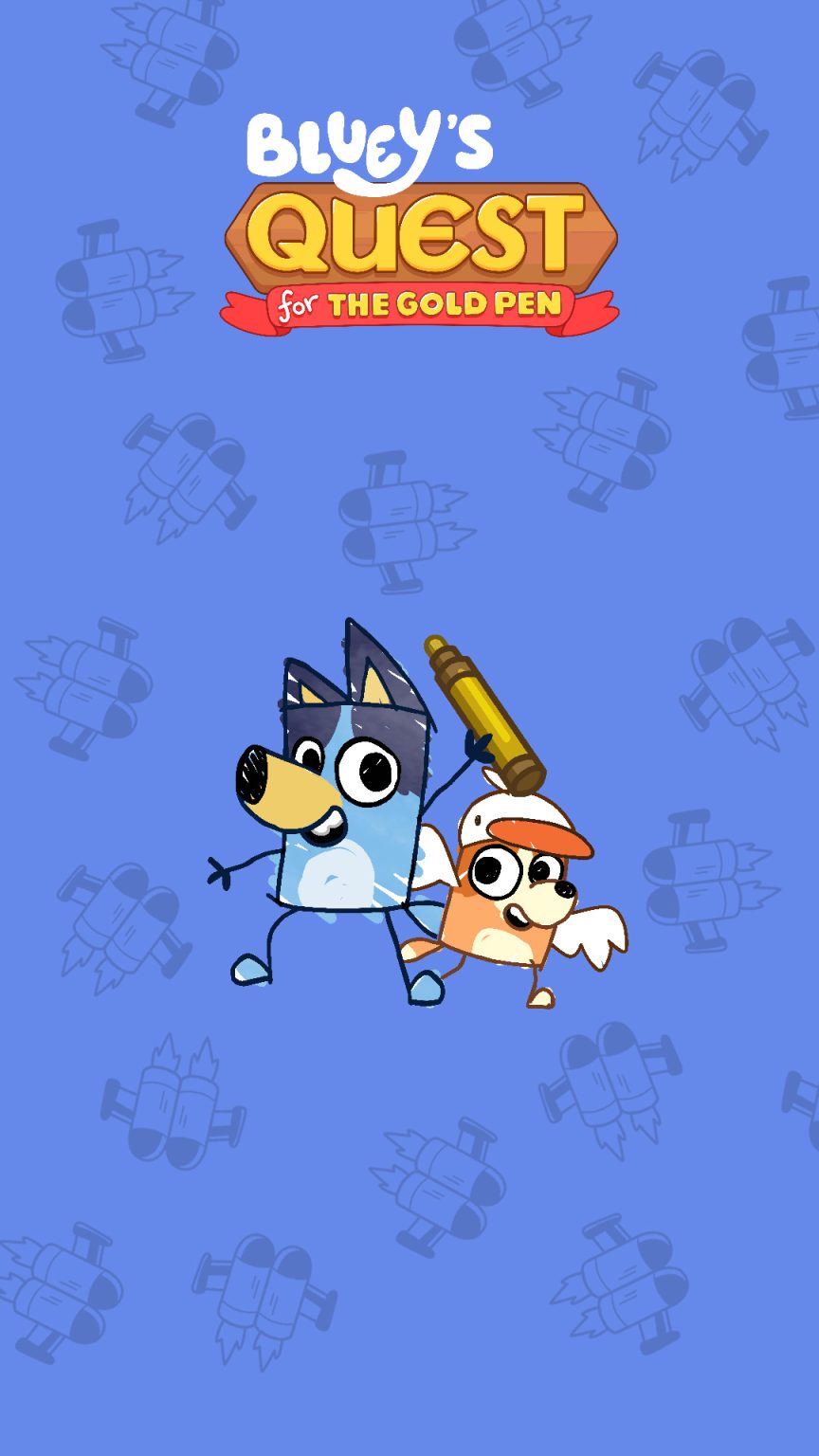 Game Play: Bluey's Quest for the Gold Pen + Phone Wallpapers! - Bluey ...