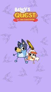 Game Play: Bluey's Quest for the Gold Pen + Phone Wallpapers! - Bluey ...