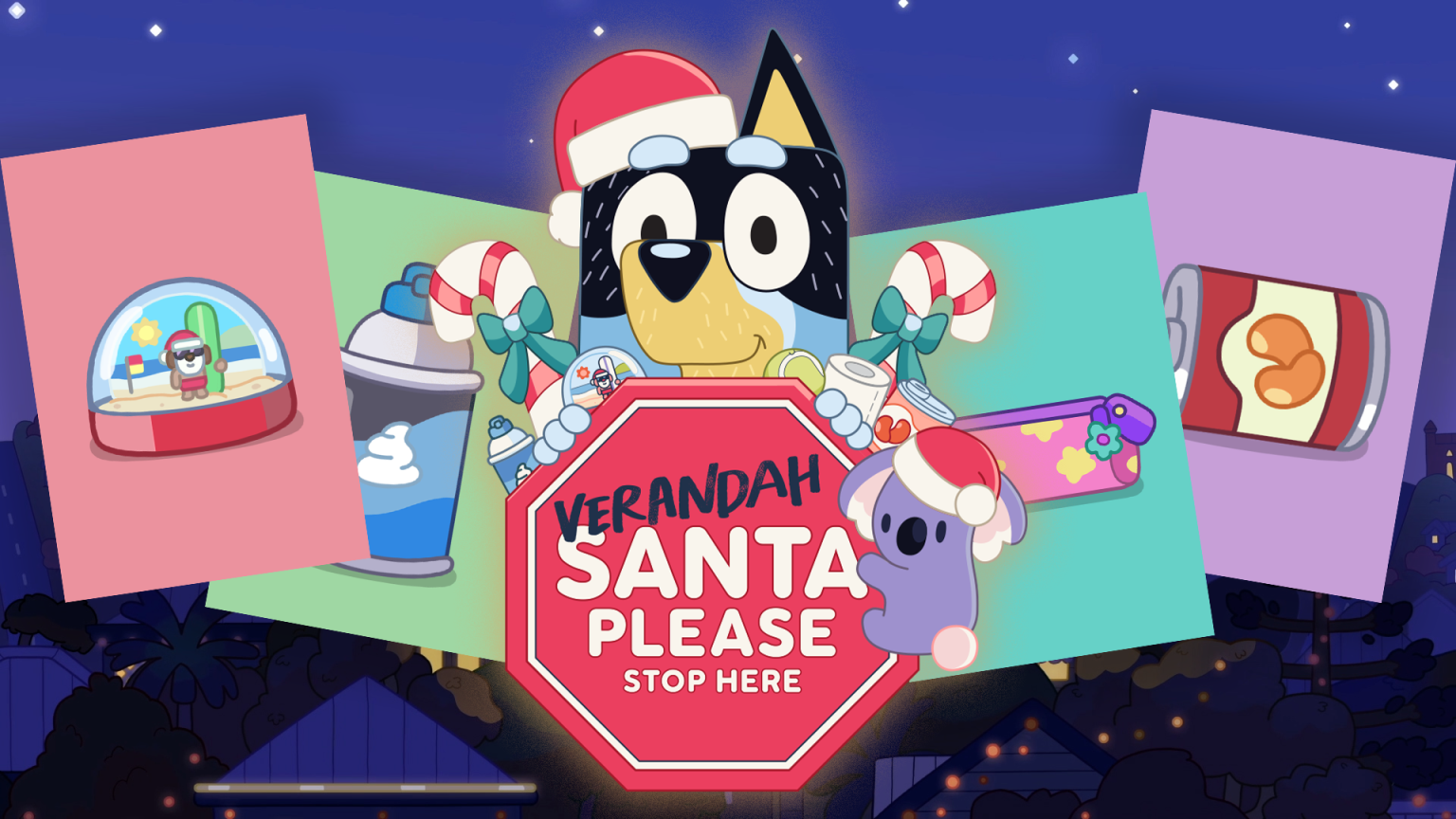 Match the Verandah Santa Presents - Bluey Official Website