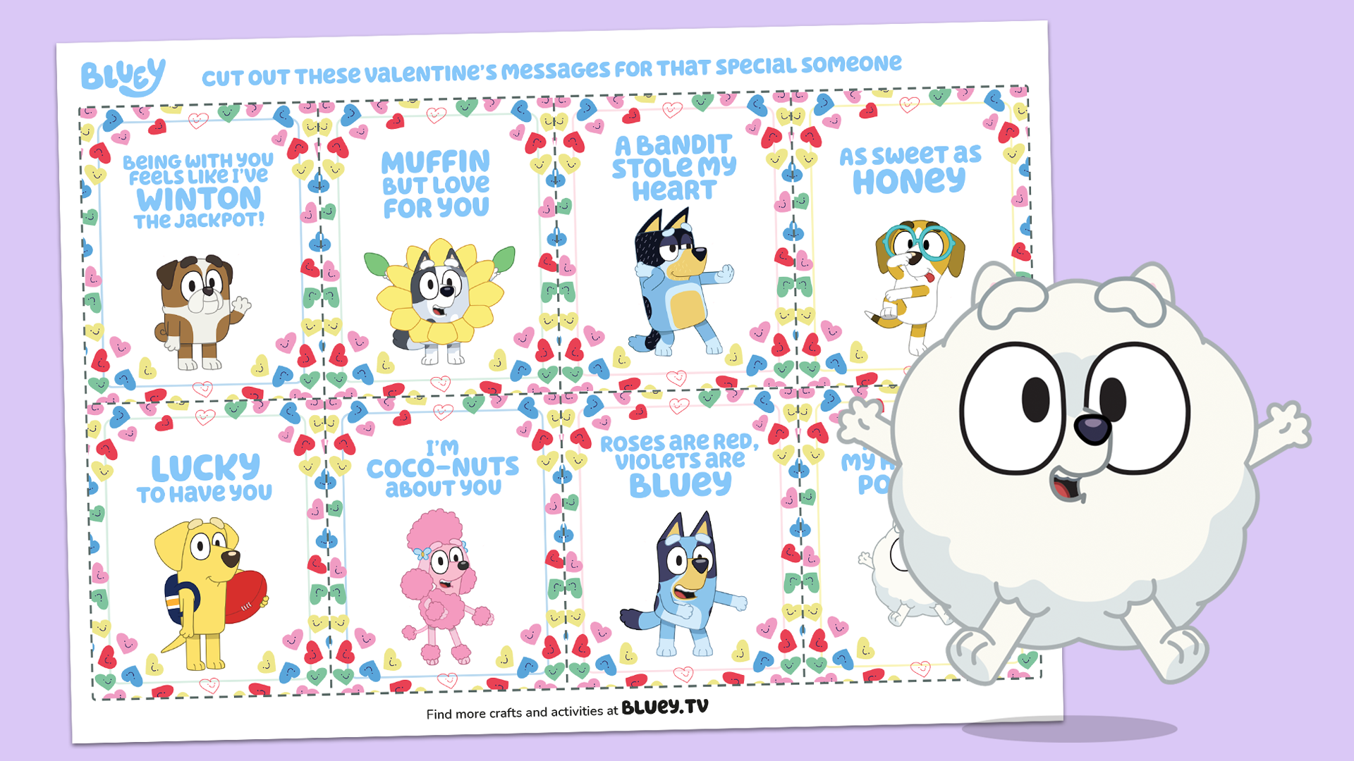 More Bluey Valentine's Cards - Bluey Official Website