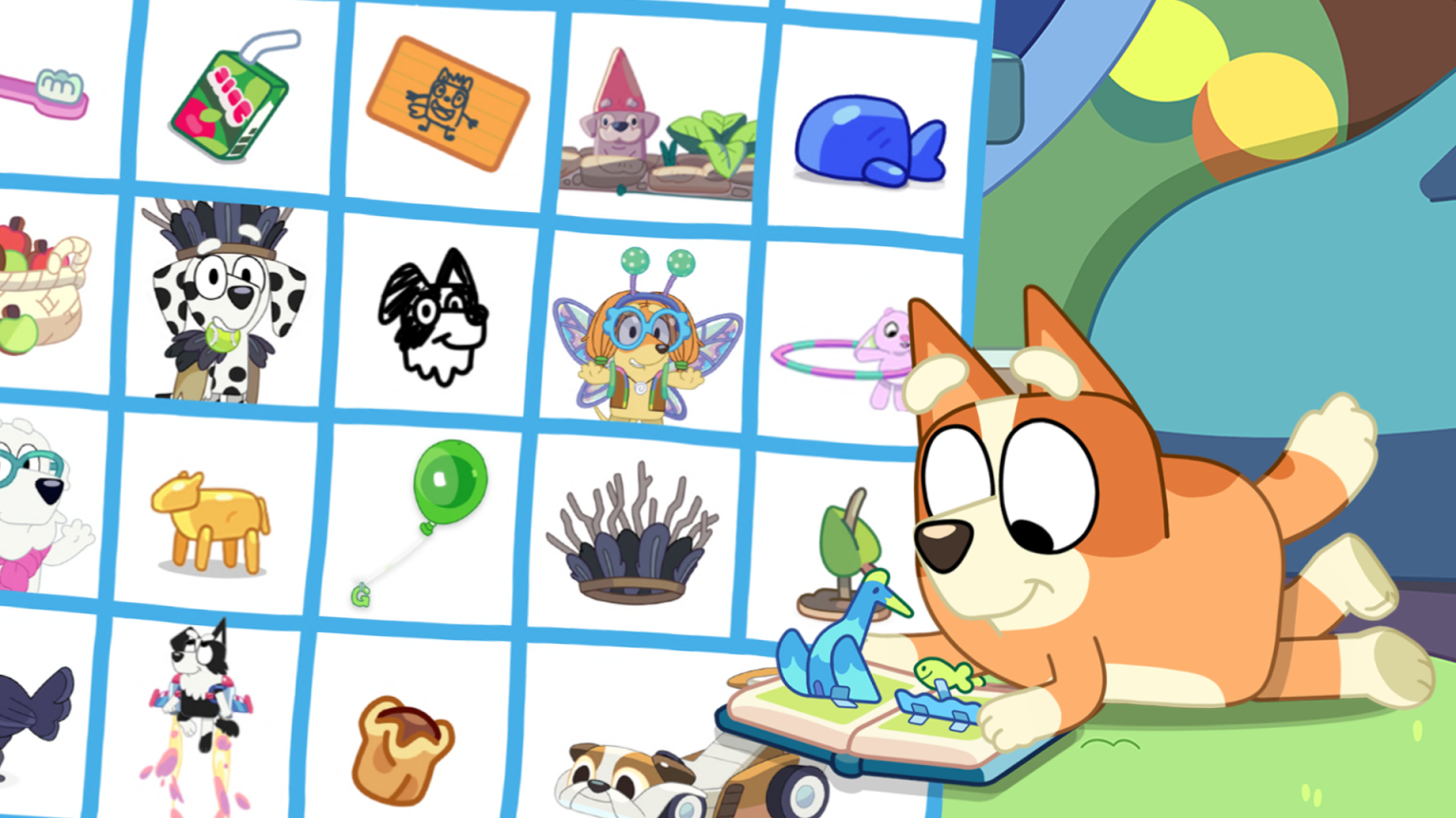 Play: Library Bingo (Part One) - Bluey Official Website